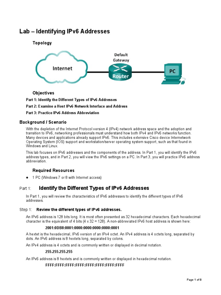 Quiz 2 - Identifying IPv6 Addresses | PDF | I Pv6 | Ip Address