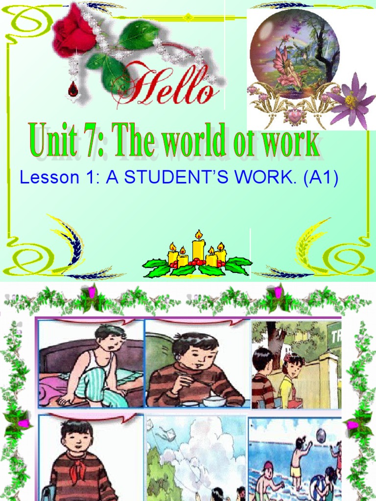 Unit 07. The World of Work. Lesson 1. A1 | PDF | Linguistics