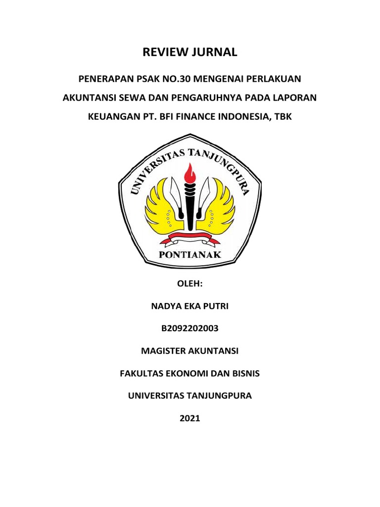 Akuntansi Sewa PSAK No.30 di BFI Finance | PDF | Pengelolaan Keuangan ...