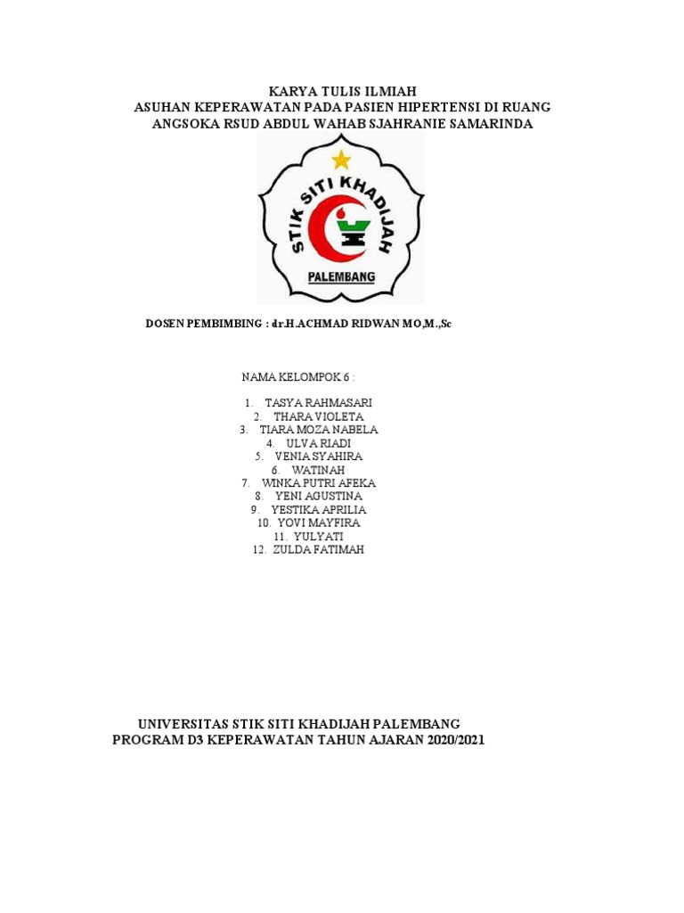 Kti Hipertensi - Kel6 | PDF