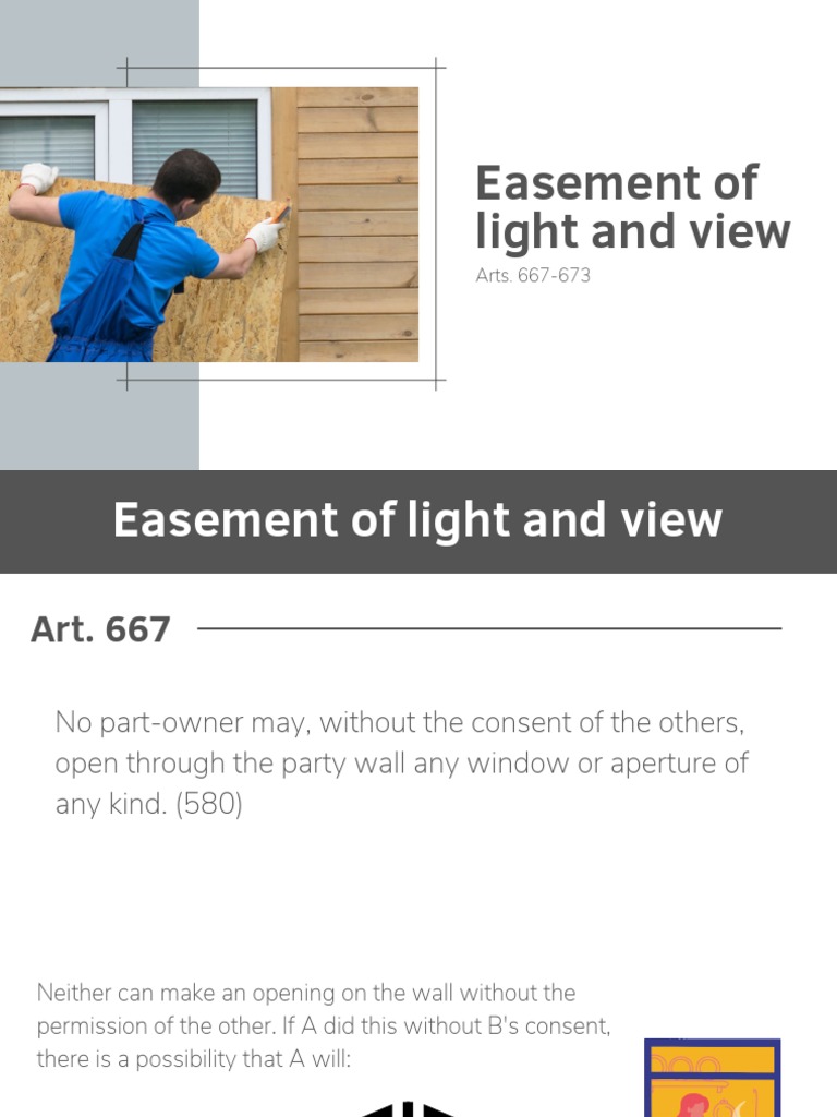 Easement of Light and View | PDF | Easement | Justice