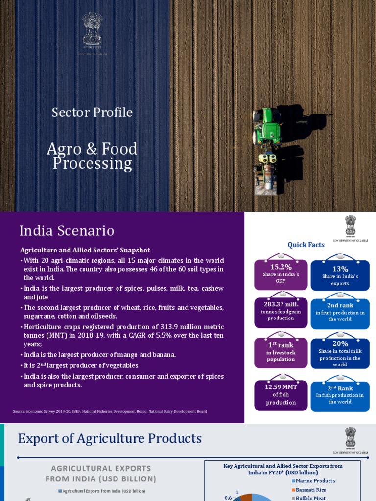 Agro & Food Processing - 8 September 2020 | PDF | Agriculture | Gujarat