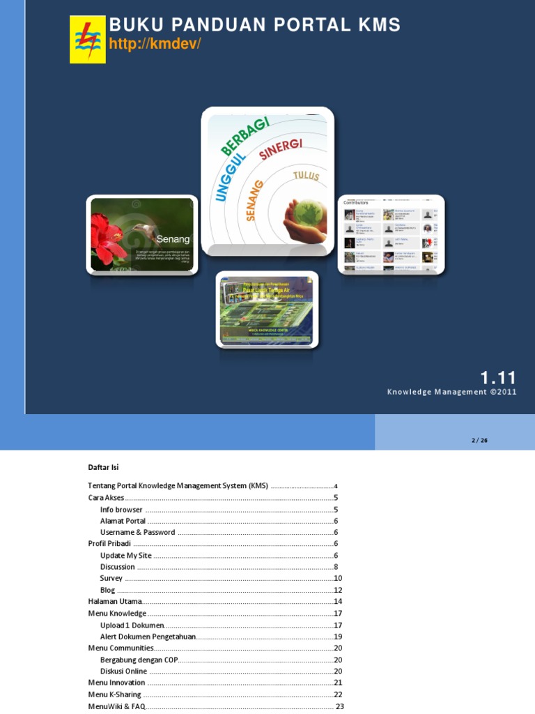 Panduan Akses Knowledge Management KMDEV | PDF