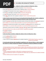 Exercices 6ème Les Valeurs de Limparfait Et Du Passé Simple | PDF