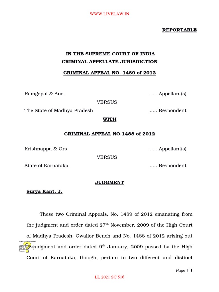 Supreme Court rules on compounding non-compoundable offences | PDF ...