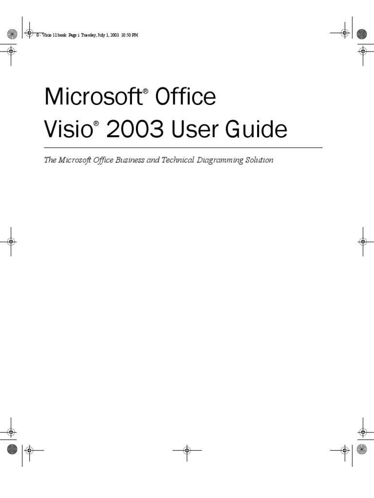 Visio 2003 User Guide - Body | PDF | Copyright | Computer Network