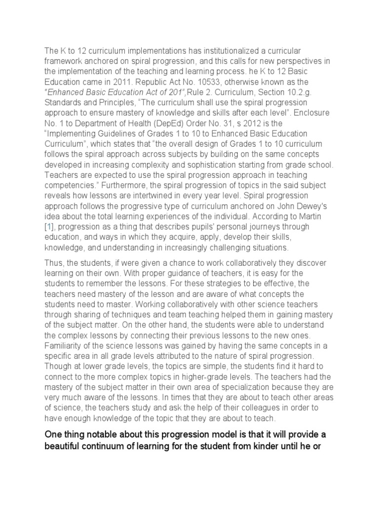 "Enhanced Basic Education Act of 201",rule 2. Curriculum, Section 10.2 ...