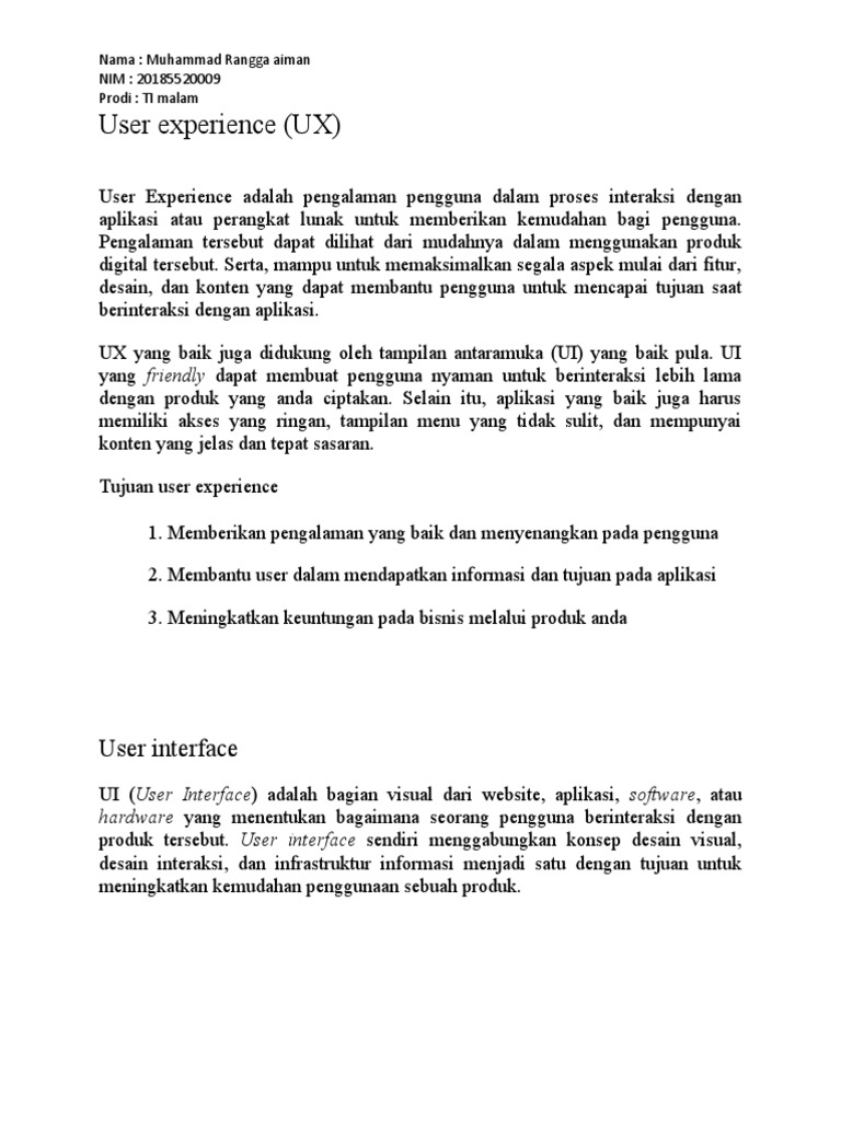 User Experience | PDF