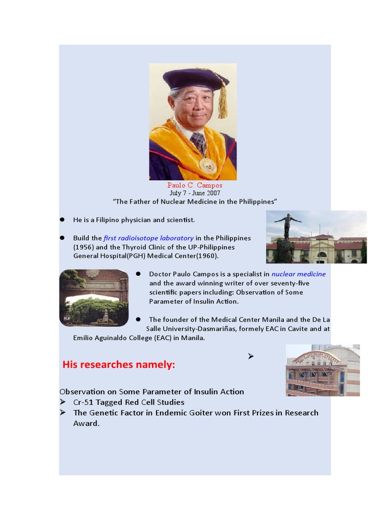 Paulo C. Campos: The Pioneering Physician and Scientist who Established ...