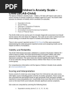 Rcmas-2 Manual Chapter 1 | PDF | Anxiety | Psychology