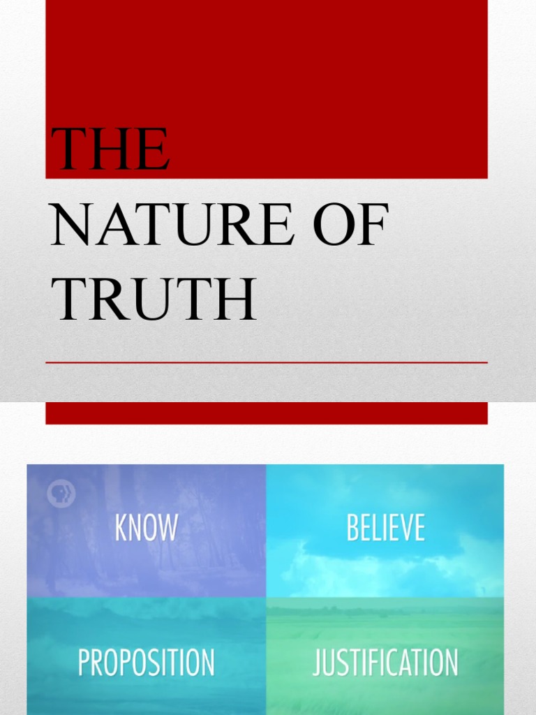 The Nature of Truth | PDF