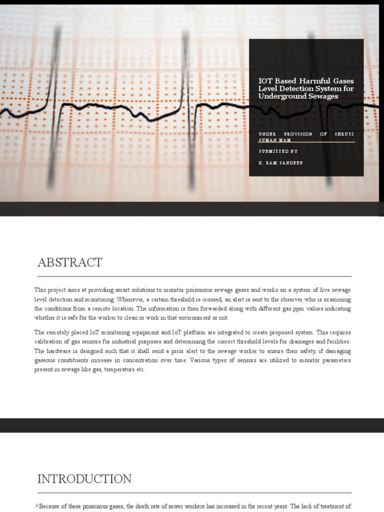 IOT Based Harmful Gases Level Detection System For Underground Sewages | PDF | Internet Of ...