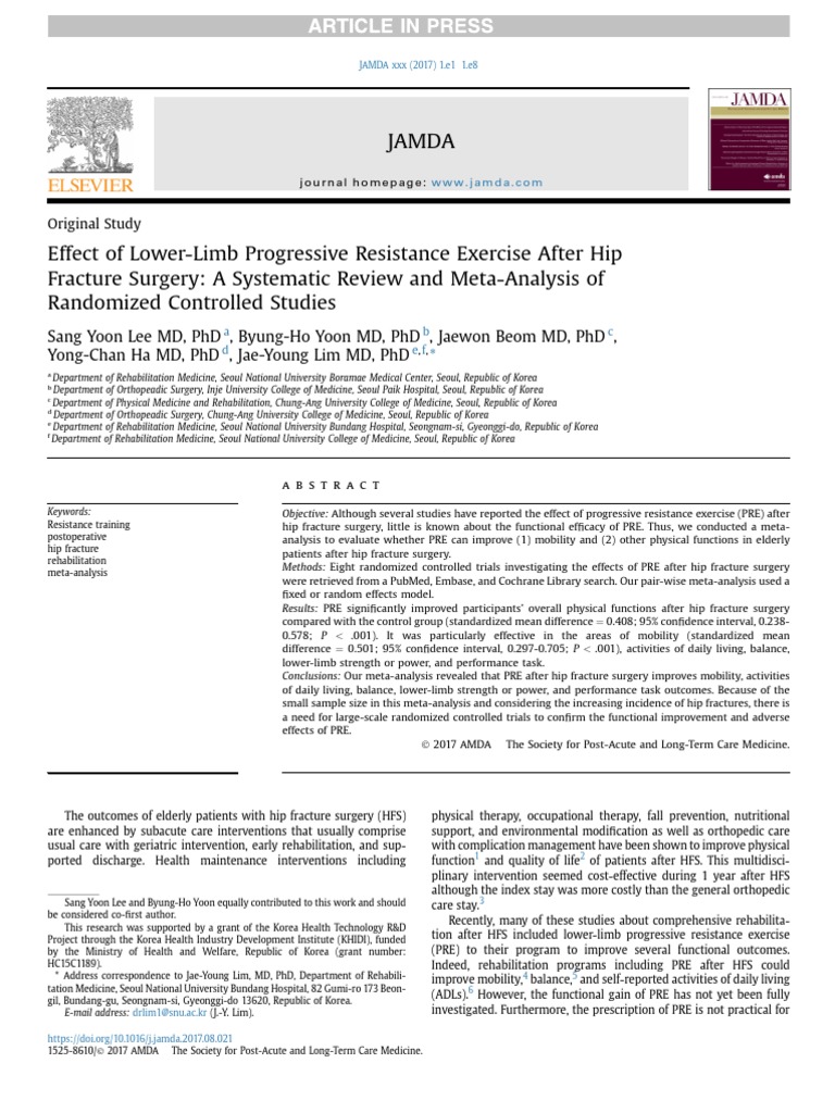 Jamda: Original Study | PDF | Meta Analysis | Physical Therapy