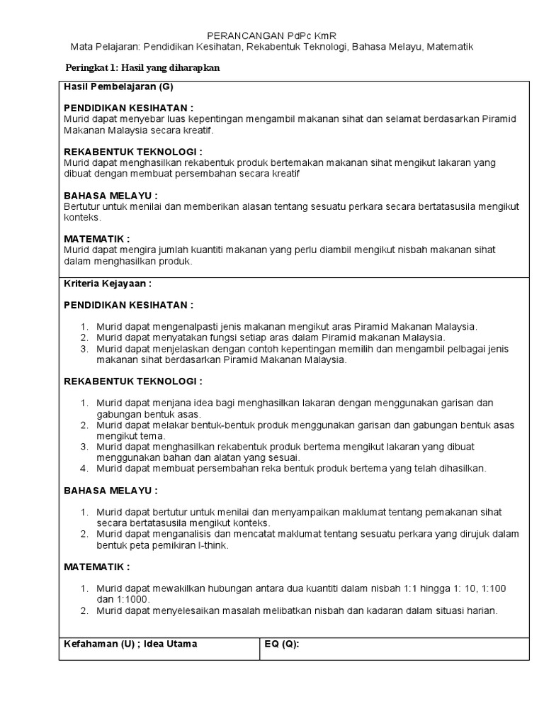 Templet Pdp Pbl Pdf Karier Perkembangan