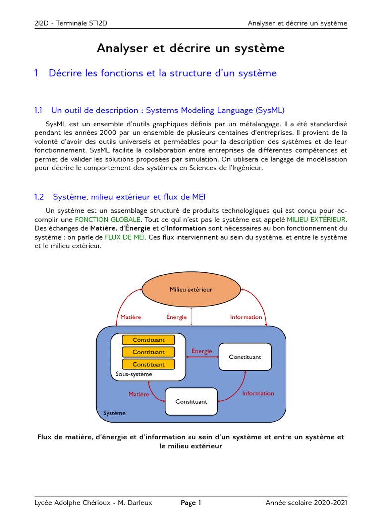 Sequence 1 Prof | PDF | Puissance (physique) | Grandeur physique
