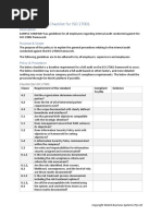 Hseq Ims Internal Audit Checklist | PDF