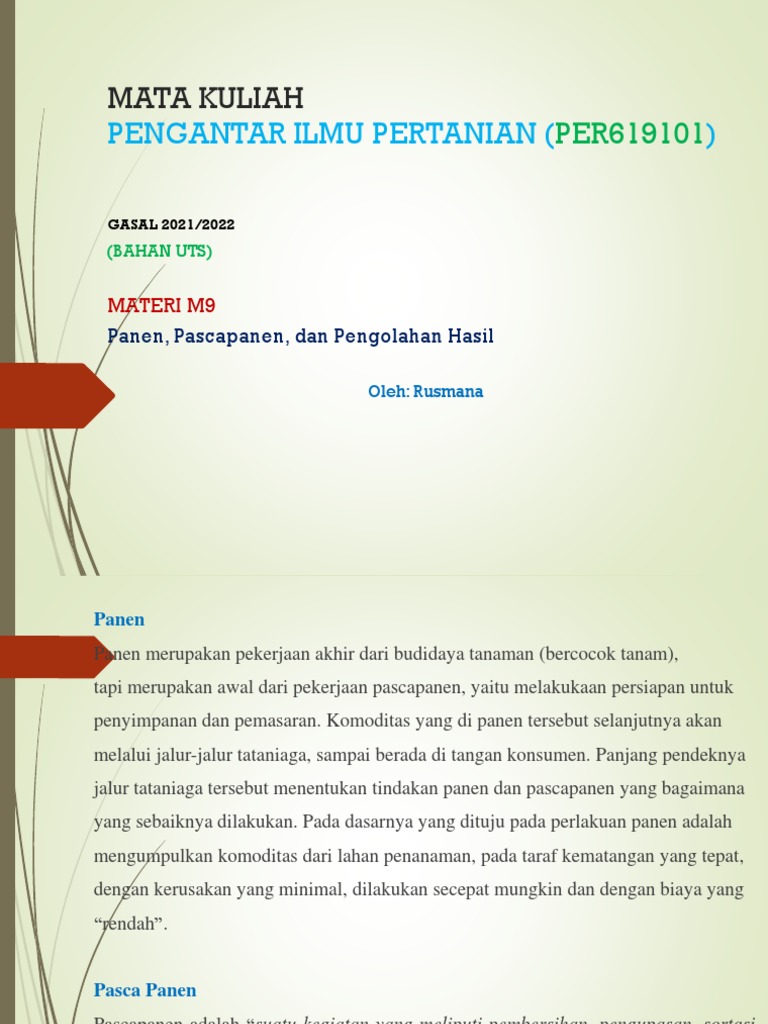 Materi M9 | PDF