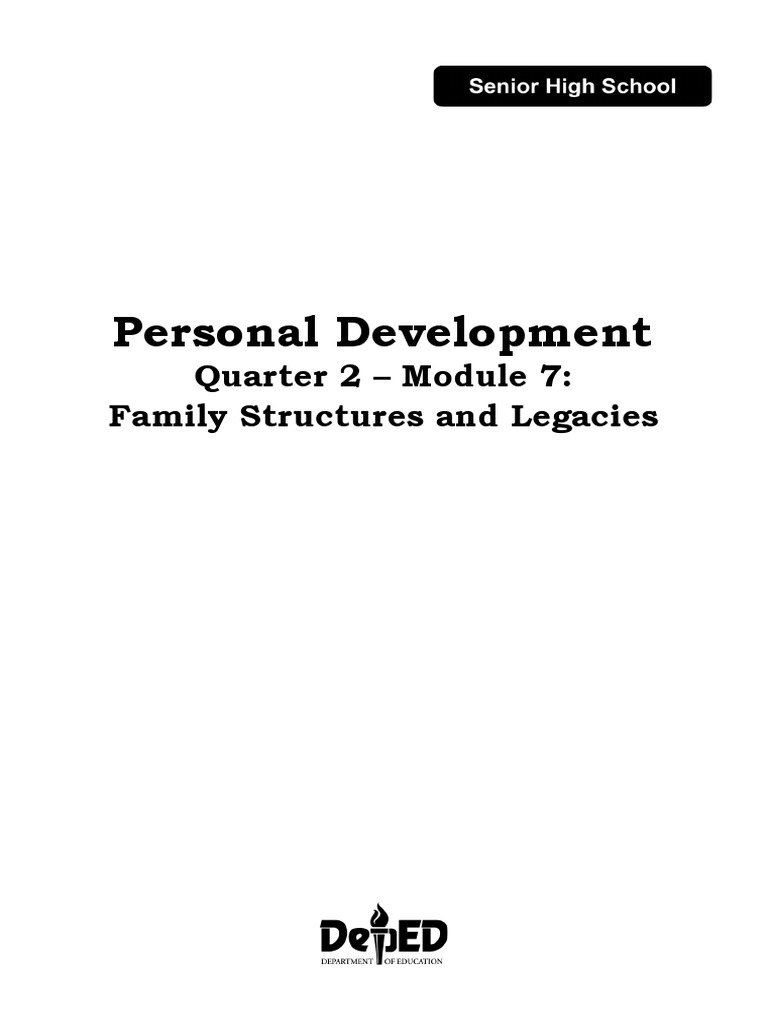 Per Dev Q2 Module 7 | PDF | Family | Parent