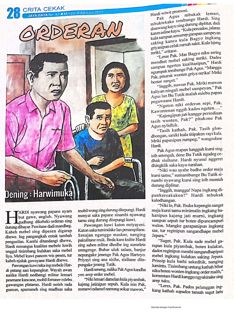 Crita Cekak-Orderan | PDF