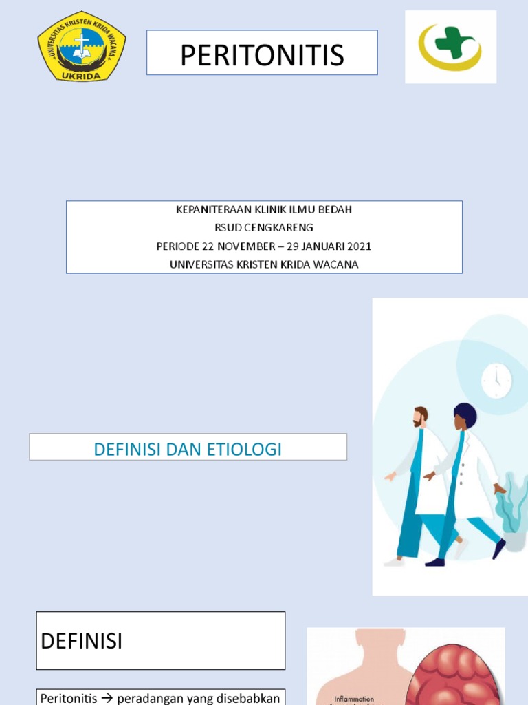PERITONITIS Presentasi Abitita Hartien Tahun | PDF