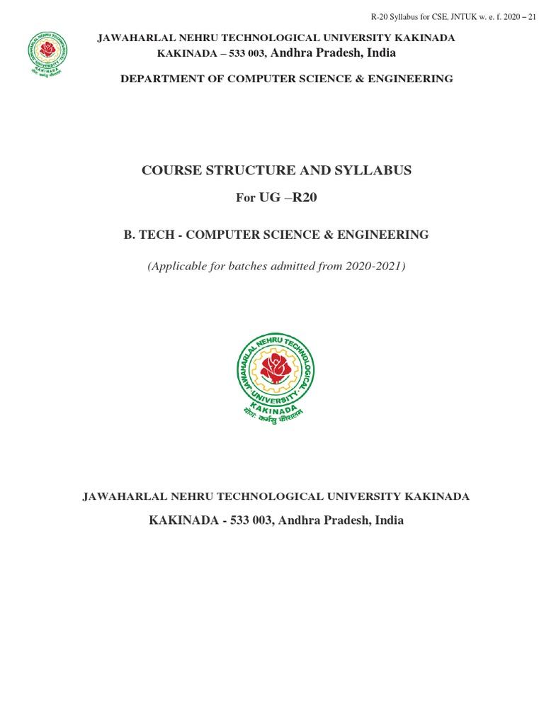 Main Cse Ug R2022 Sem Cs And Syllabus Pdf Method Computer Programming Class
