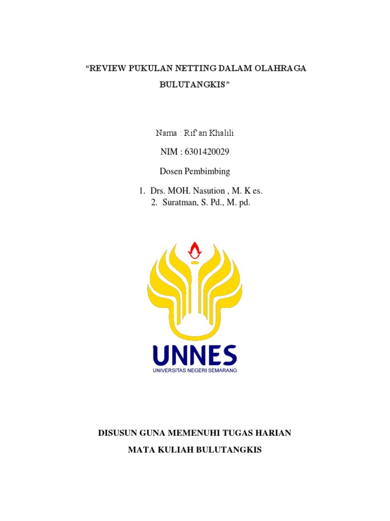 Teknik Pukulan Netting Bulutangkis | PDF