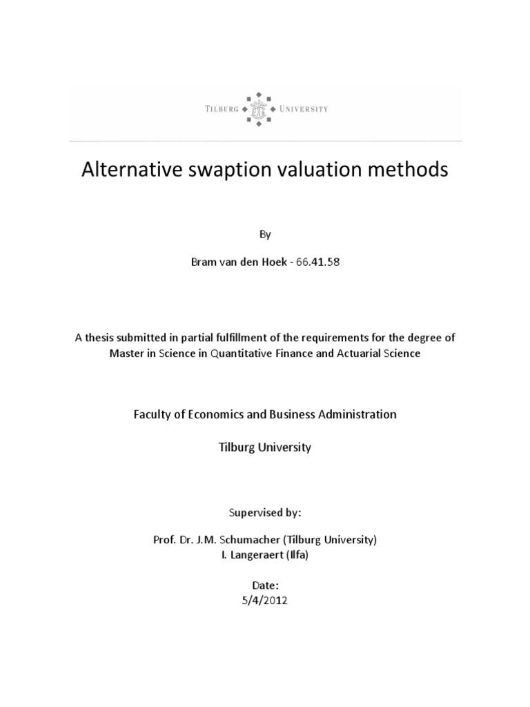 Black 76 | PDF | Swap (Finance) | Yield Curve