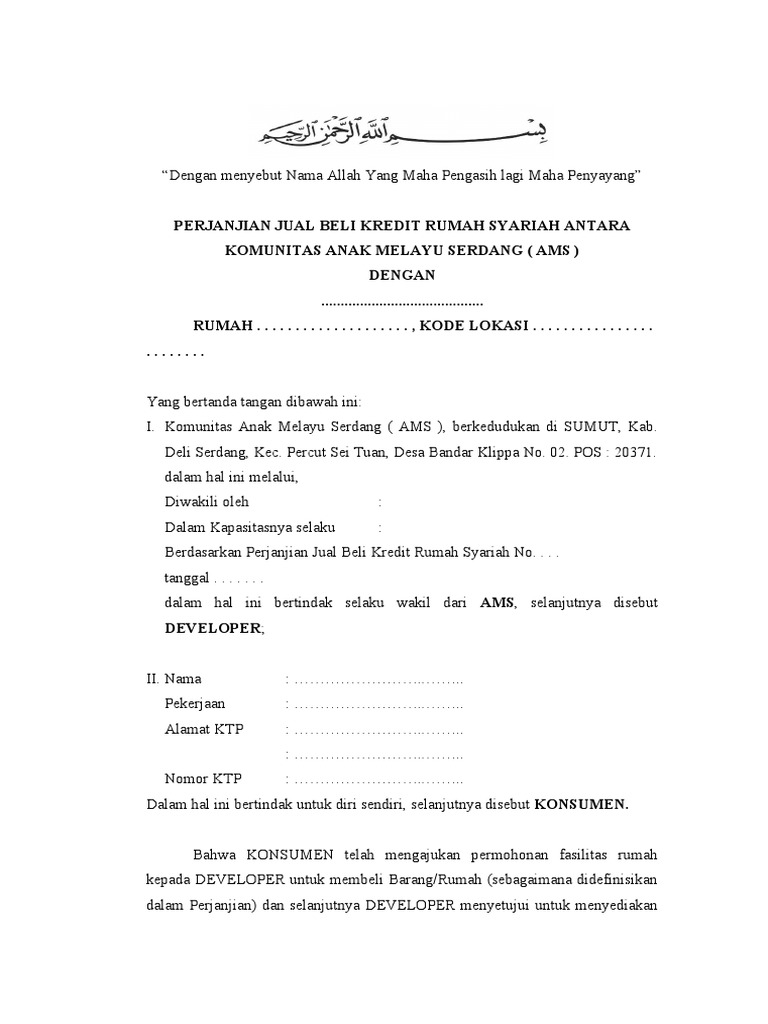 Akad Jual Beli Kredit Syariah | PDF Akad Jual Beli Kredit Syariah | PDF