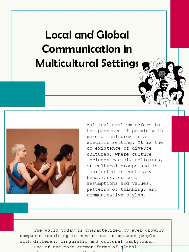 Multiculturalism | PDF | Cross Cultural Communication | Communication