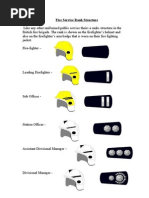 Fire Service Rank Structure | PDF
