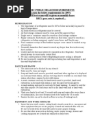 Cruise Ship Sanitation Checklist | PDF | Foods | Kitchen Utensil