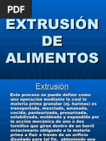 Proceso de Extrusión en Alimentos | PDF | Extrusión | Cereales