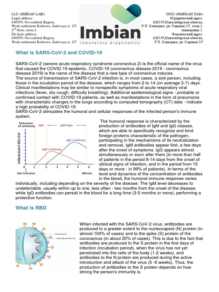 Rapid Test For Detecting Neutralizing Anti RBD Antibodies PDF | PDF ...