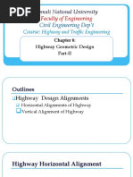 Lec 03 Highway Engineering - Horizontal Alignment | PDF | Geometry | Space