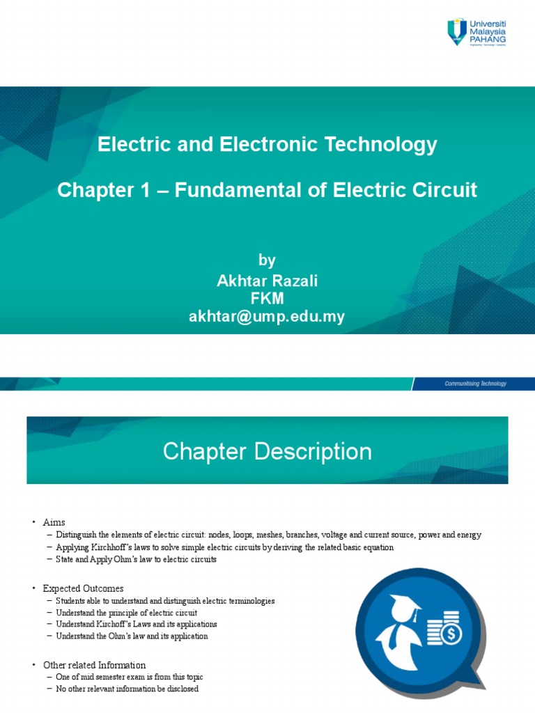 C1 - Fundamental of Electric Circuit | PDF | Electrical Network | Voltage