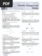 1.electric Charges and Fields KCET PYQs | PDF