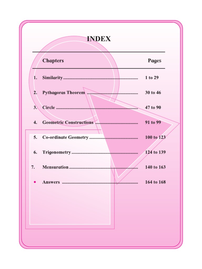 SSC 10th Class Maths Text Book Part 2 | PDF | Triangle | Area
