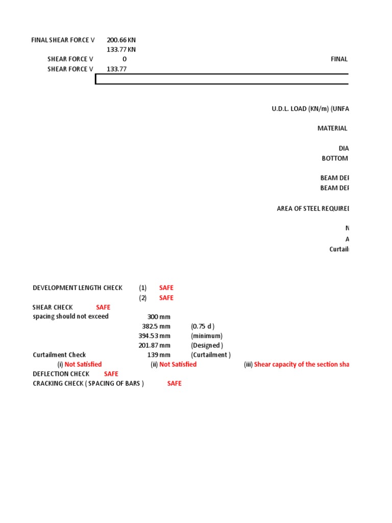 Simply Supported Ell Beam Design | PDF | Beam (Structure) | Mechanics