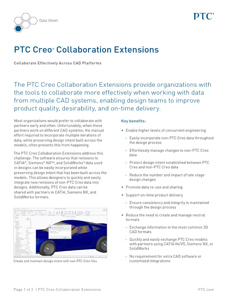 PTC Creo Collaboration Extensions | PDF | Computer Aided Design | Software Engineering