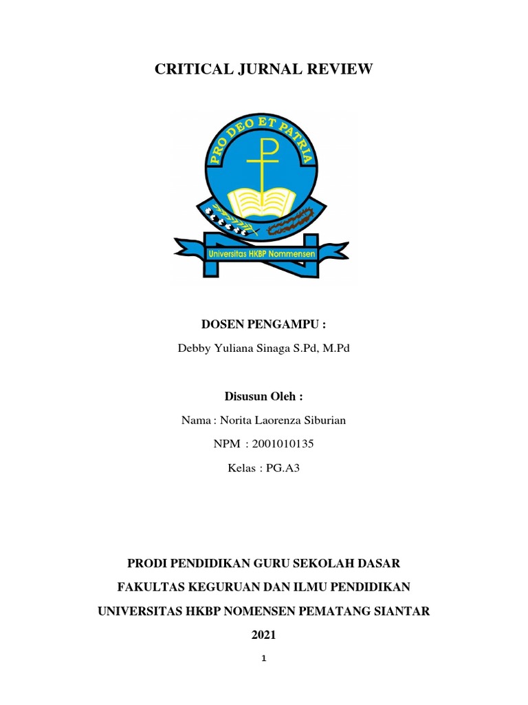 Contoh CJR Jurnal Pendidikan Matematika | PDF | Karier & Perkembangan