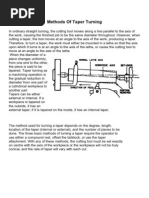 Turning Between Centers | PDF | Machining | Crafts