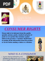Consumer Rights Project Class 10 | PDF | Consumer Protection | Justice