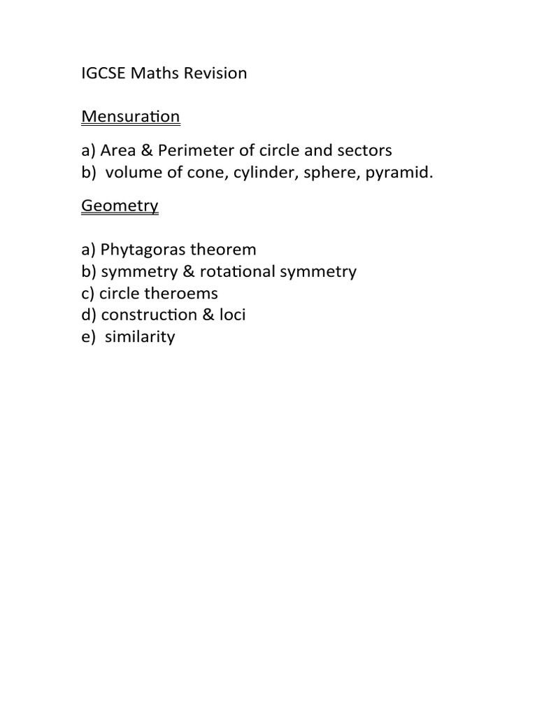 Mensuration Geometry p24 | PDF | Science & Mathematics