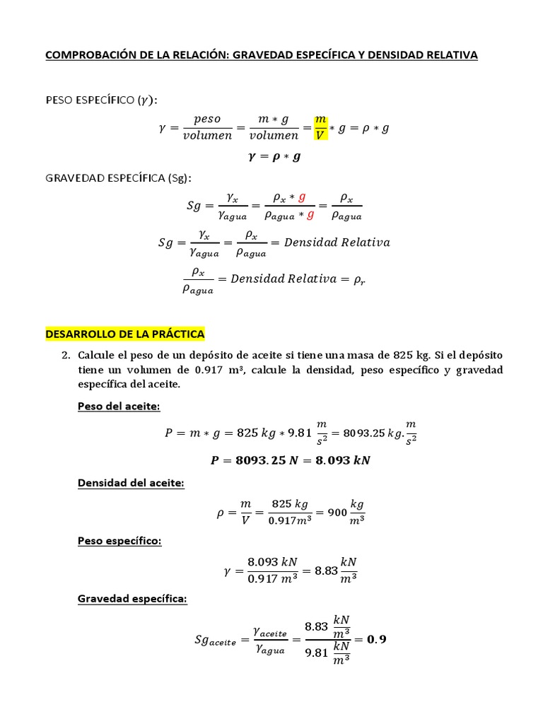 Ejercicios Resueltos en Clase | PDF | Densidad | Química
