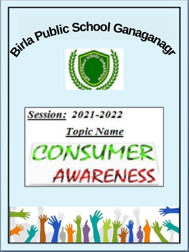 Project Consumer Awareness | Download Free PDF | Consumer Protection ...