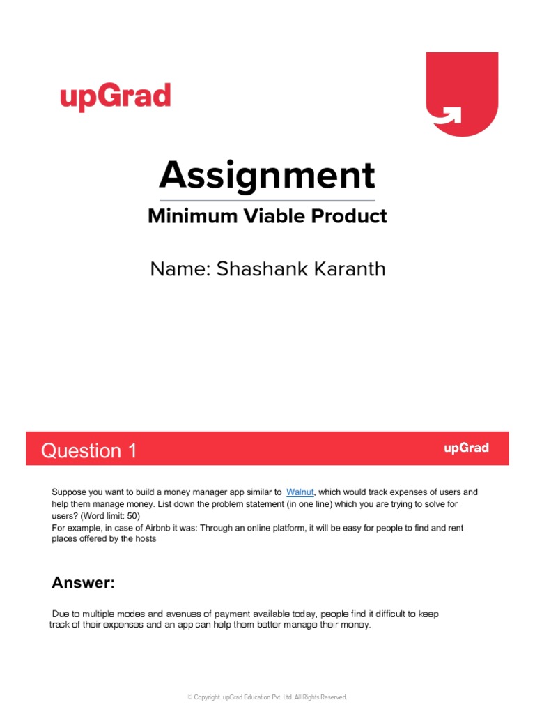 MVP Assignment Template | PDF | Download | Copyright