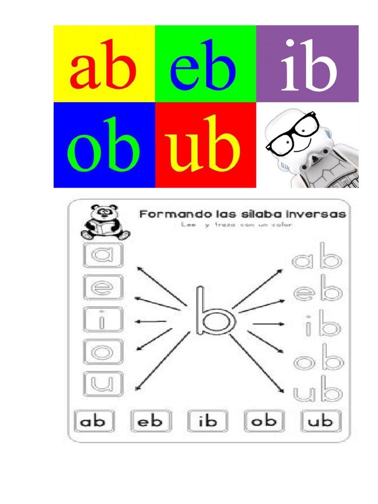Silabas Inversas Ab Eb Ib Ob Ub | PDF