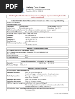Distilled Water Safety Data Sheet | PDF | Dangerous Goods | Toxicity