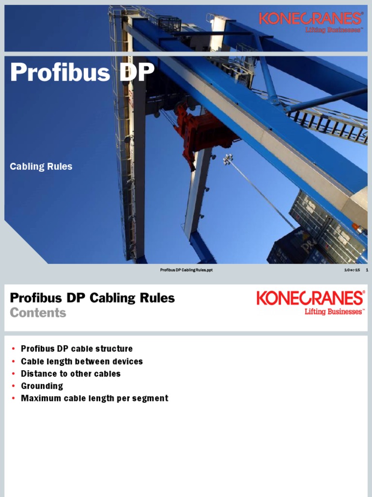 16-Profibus DP Cabling Rules | PDF | Capacitor | Telecommunications
