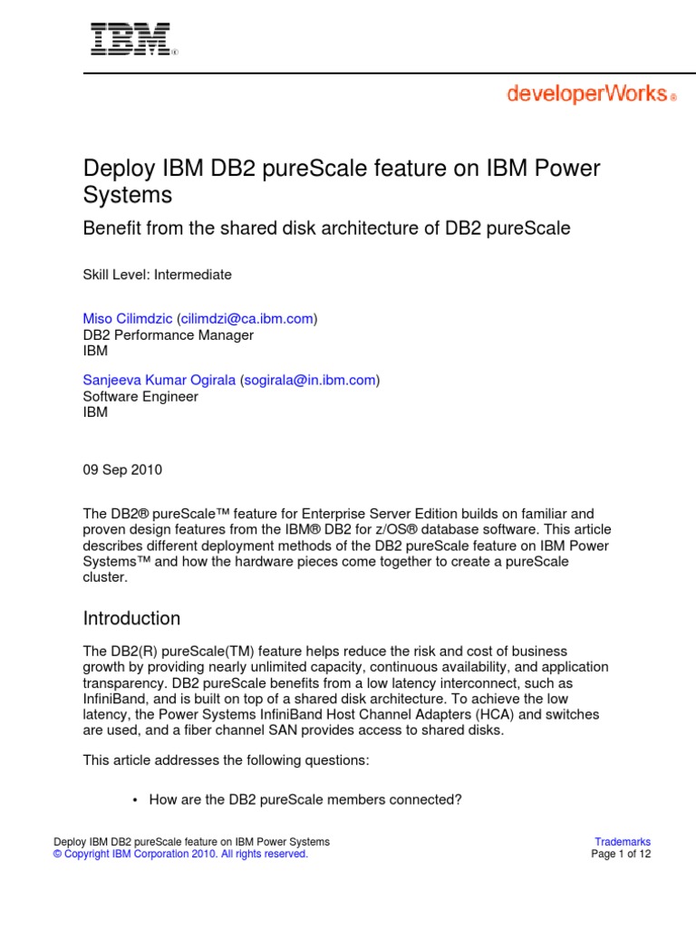 db2 purescale | Ibm Db2 | Computer Data